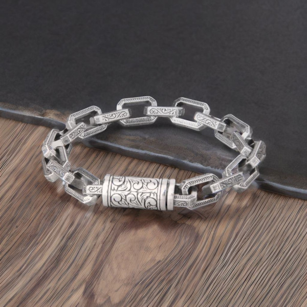 Bracelets homme en argent massif 925 – Style et authenticité - BijouxStore